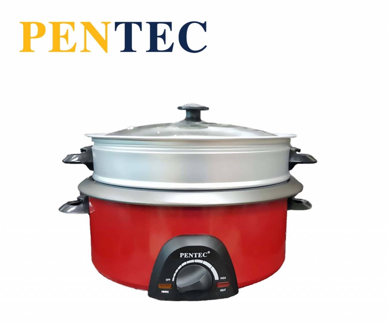 PENTEC Multi Cooker 3.5 Litres Aluminium Inner Pot With Non Stick Coating