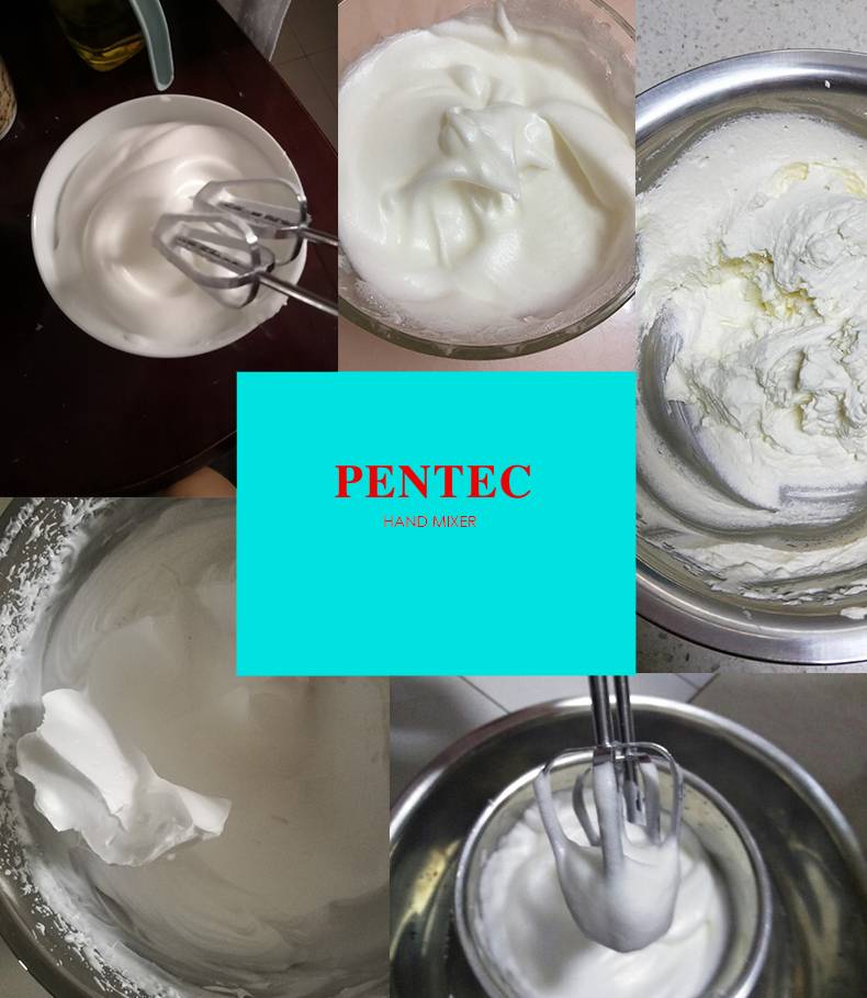 PENTEC Electric Hand Mixer TAC-1803 Aluminium Bracket 7 Speed Control ...