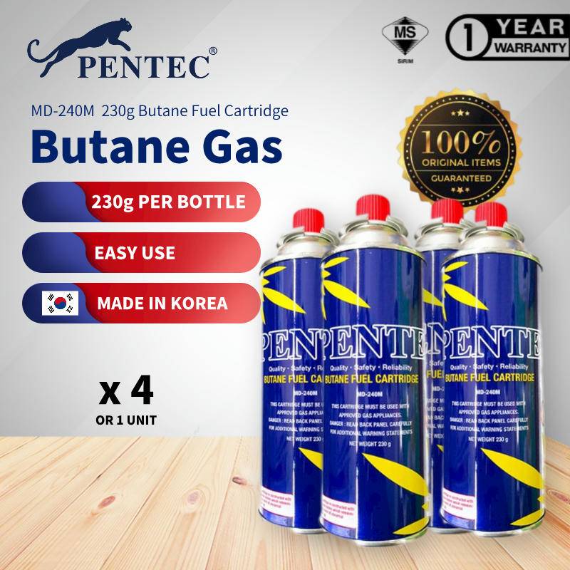 Pentec / Homelux / Milux / Starfire / KBM / Butane Gas Cartridge ...
