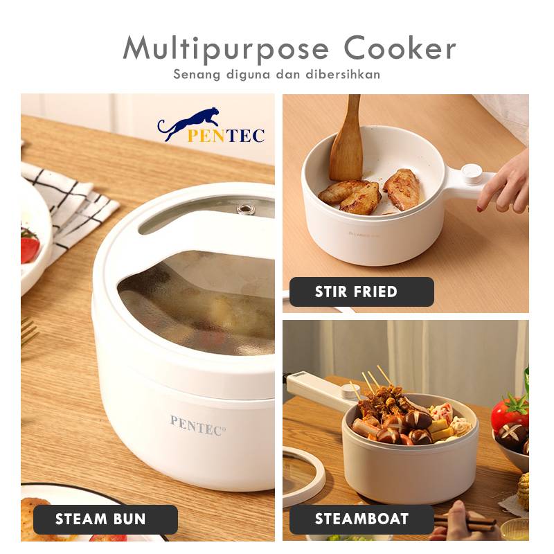 Pentec Rice Cooker TAC-166 7L Inner Pot For Easy Cleaning Automatic ...